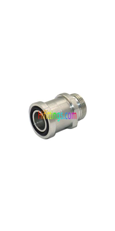 SAE L-Series Flange Metric Male Bite Type Adapter