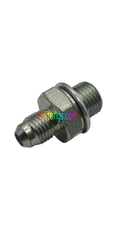 BSP Male Captive Seal JIC Male 74° Cone Flared Tube Fittings