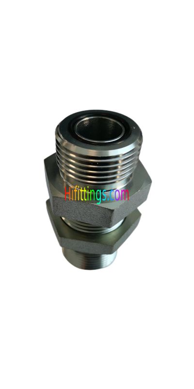 Straight ORFS Male O-Ring Bulkhead Fittings