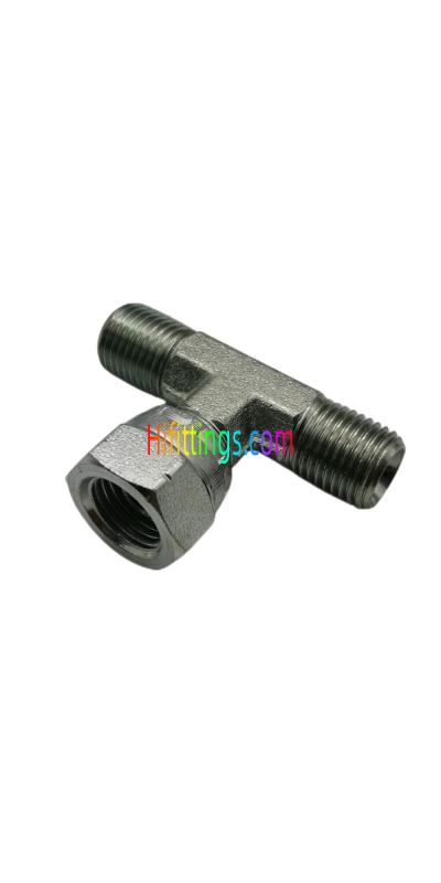 BSP Male 60° Seat BSP Female 60° Cone Branch Tee Fittings