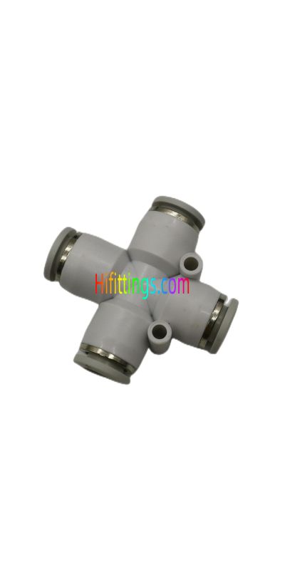 Cross Pneumatic Push-In Fitting