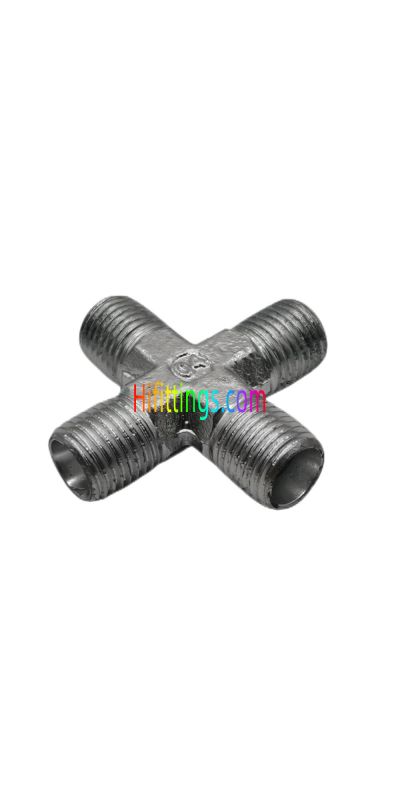 Metric Male Bite Type Cross Tube Fittings
